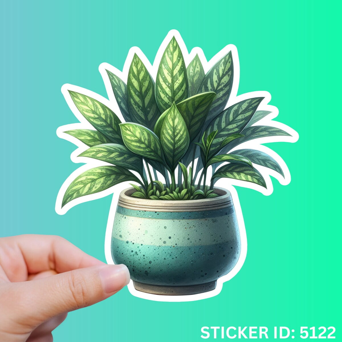 Stickly Evergreen Plant Sticker Plant Lady Plant Lover House Plant Mom ...