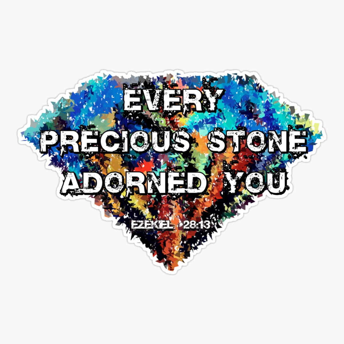 Stickly Every Precious Stone Sticker, Phone Decal Water Bottle Stickers ...