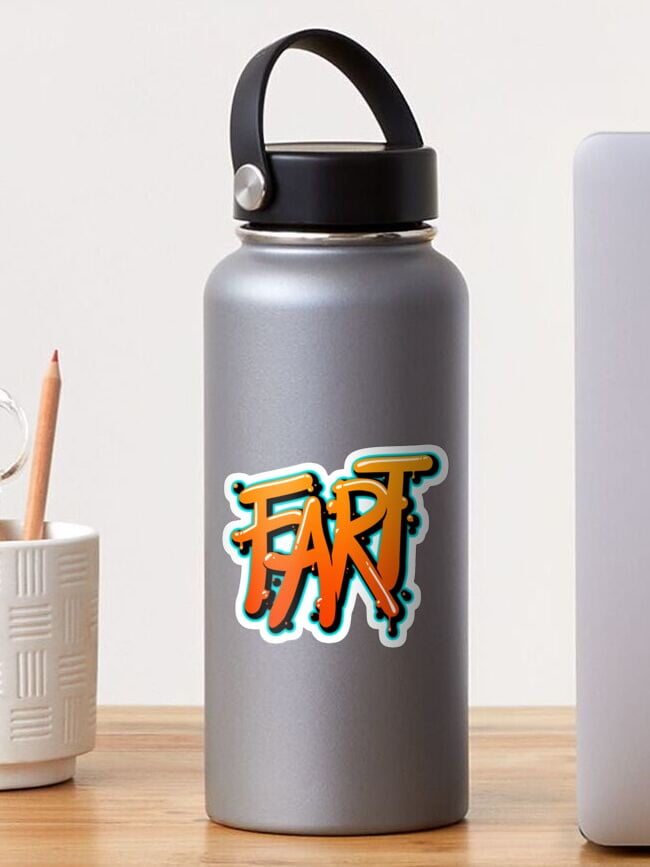 Stickly Fart Sticker, Phone Decal Water Bottle Stickers Car Decals ...