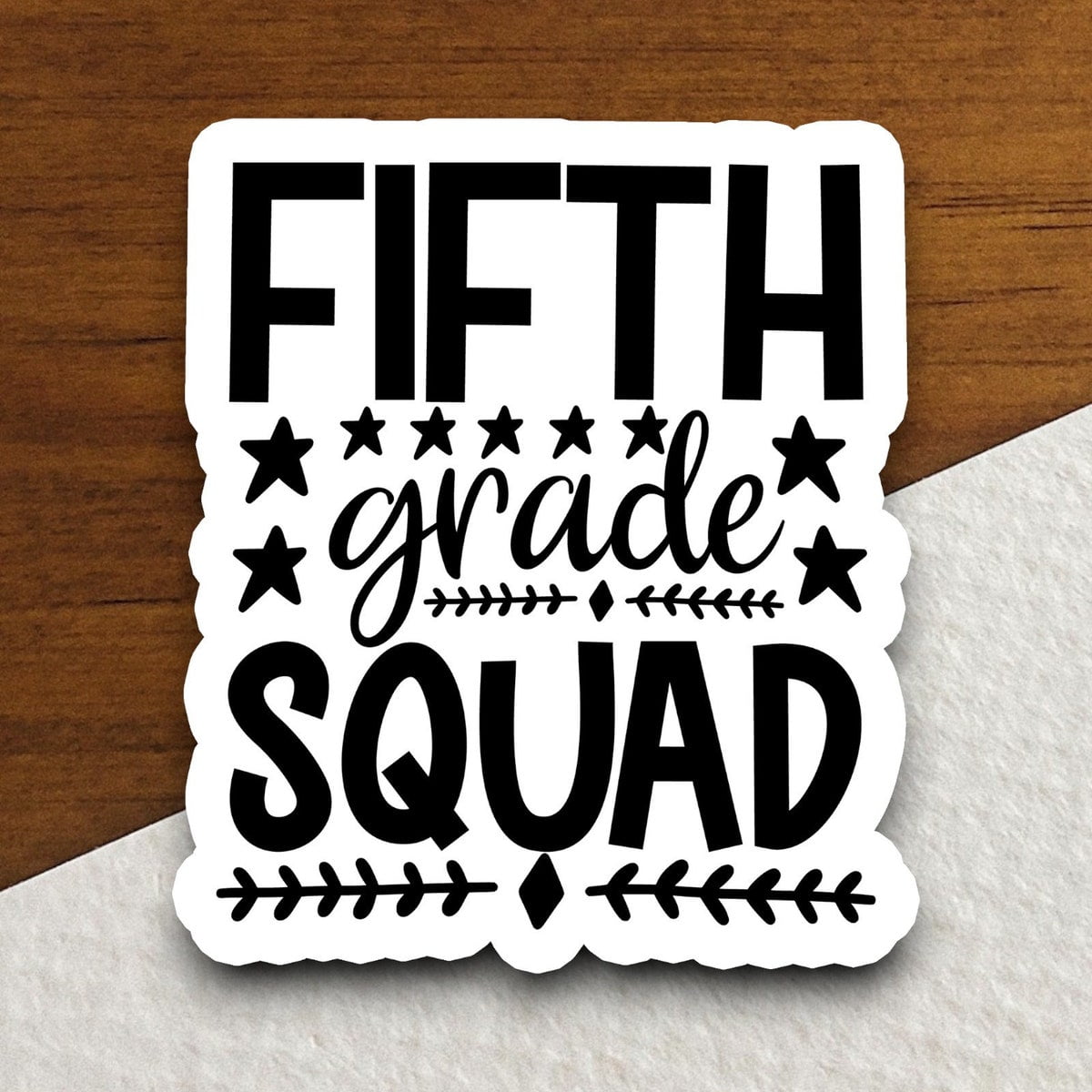 Stickly Fifth Grade Squad Sticker, Teacher Sticker, Education Sticker ...