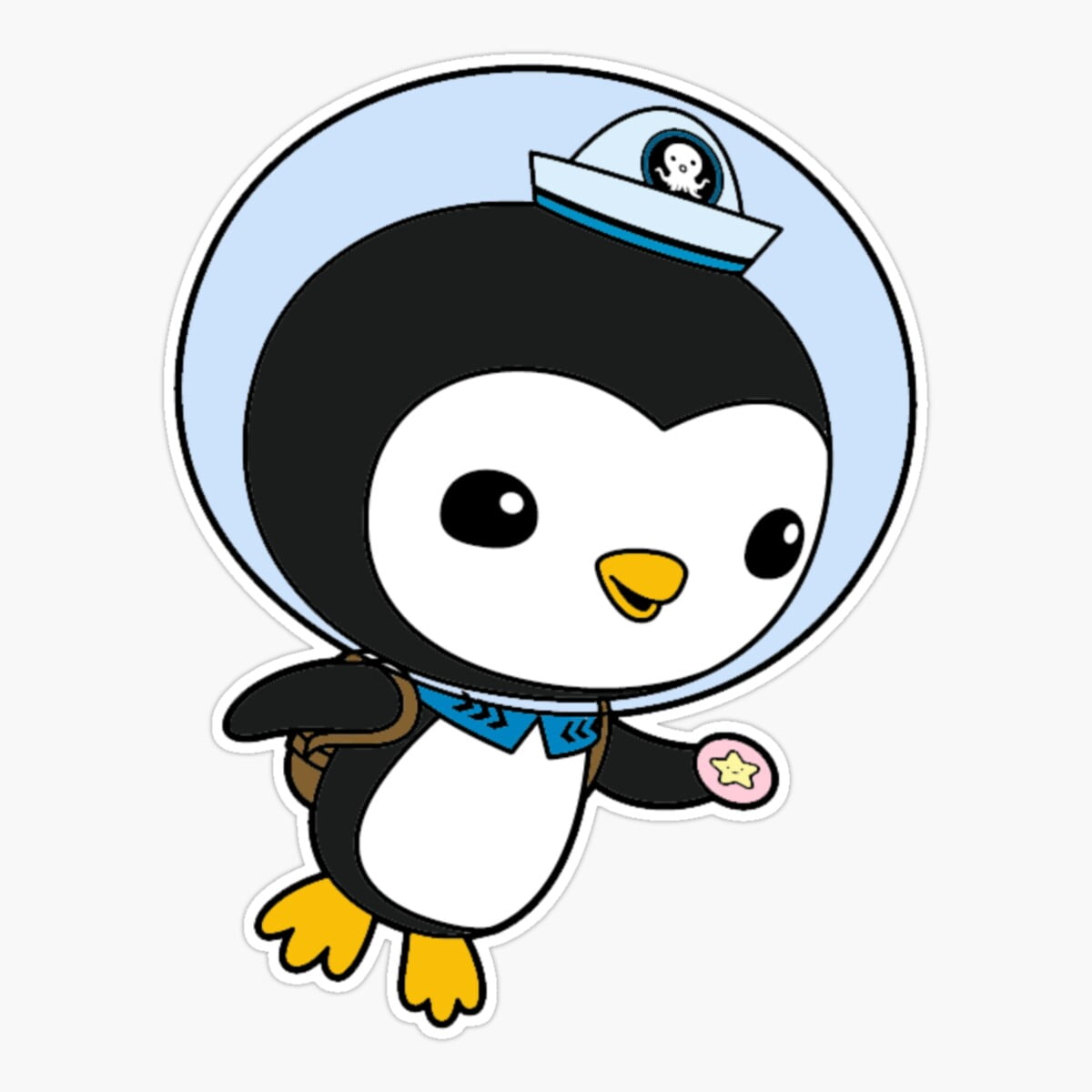 Stickly Flappity Flippers Sticker, Phone Decal Water Bottle Stickers ...