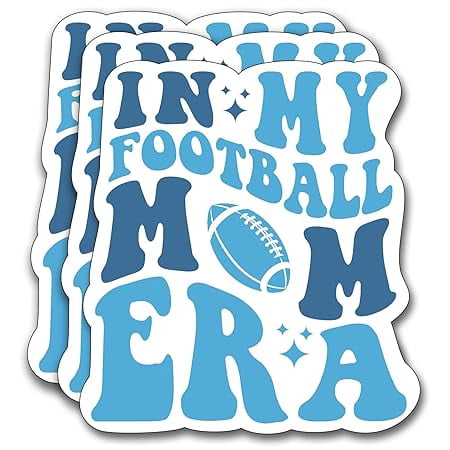 Stickly in My Football Mom Era Sticker,Decal Gift for Mom Mama ...