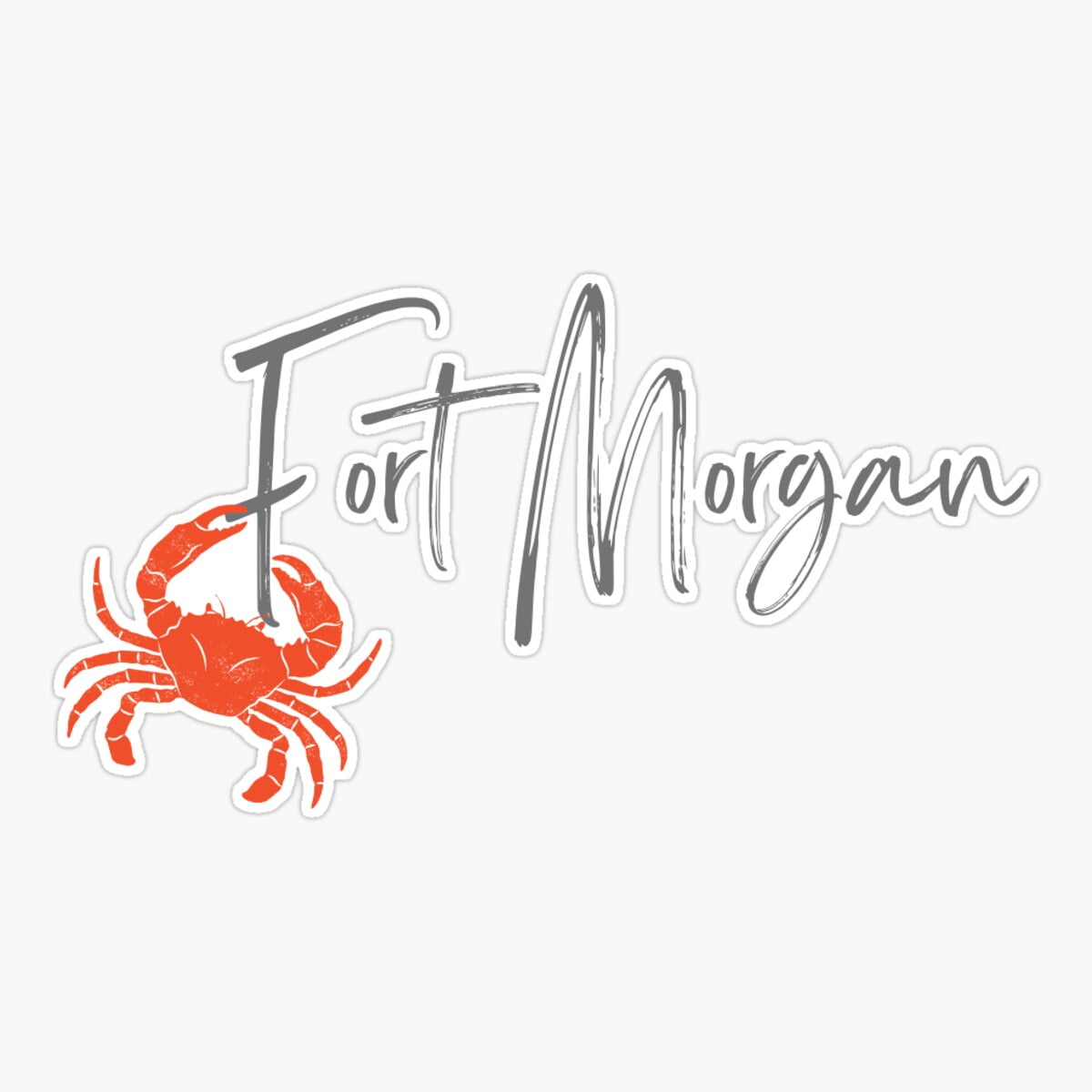 Stickly Fort Morgan Sticker, Phone Decal Water Bottle Stickers Car ...