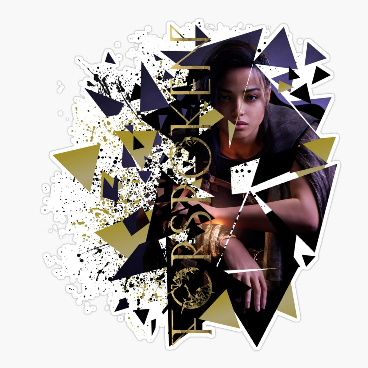 Stickly Frey Holland Forspoken V2 Sticker, Phone Decal Water Bottle ...