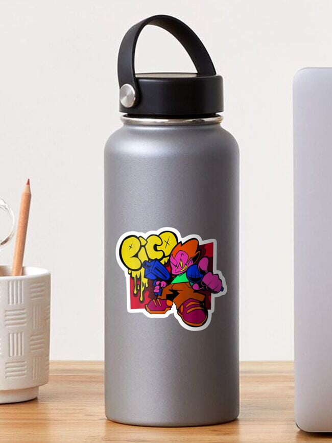 Stickly Friday Night Funkin Pico Sticker, Phone Decal Water Bottle ...