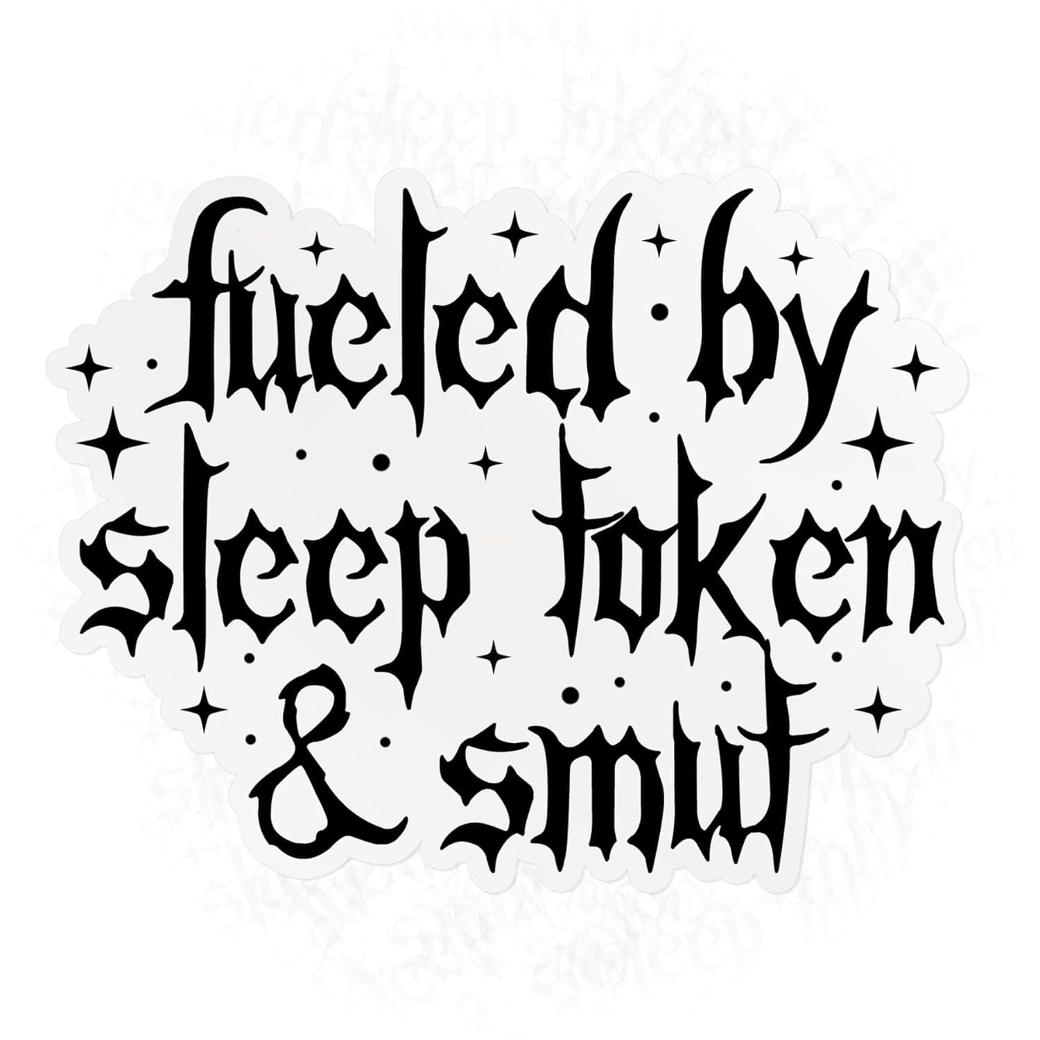 Stickly Fueled by and Smut Sticker Bookish Reading Dark Romance Book ...