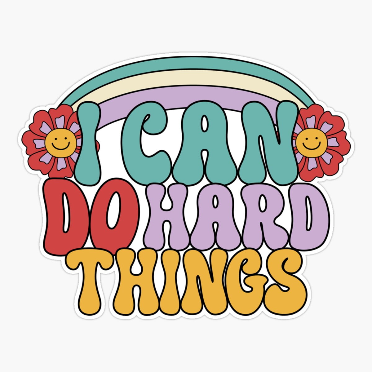 Stickly Fungal Fortitude - Empowering 'I Can Do Hard Things' Illustration For Mushroom ...