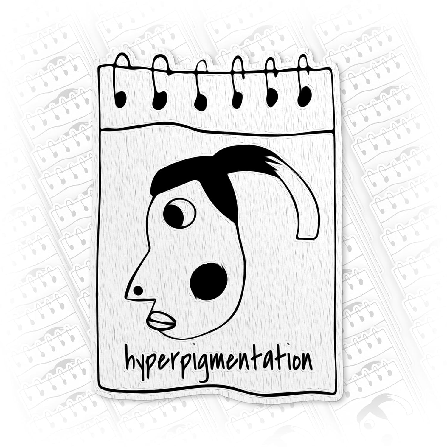 Stickly Funny Hyperpigmentation Meme Sticker Adult Humor Stickers ...