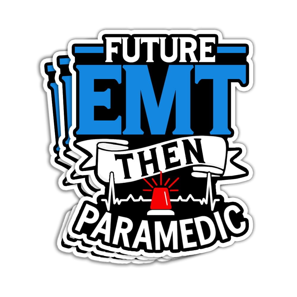 Stickly Future EMT Paramedic Sticker EMS Sticker EMT Emergency Medical ...