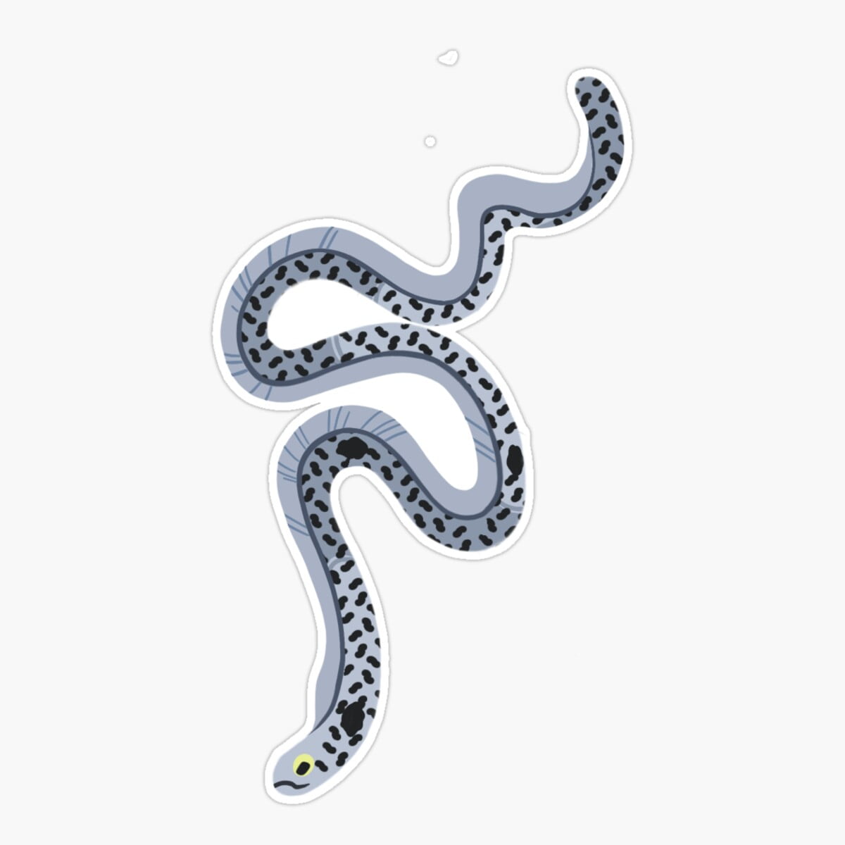 Stickly Garden Eel Sticker, Phone Decal Water Bottle Stickers Car ...