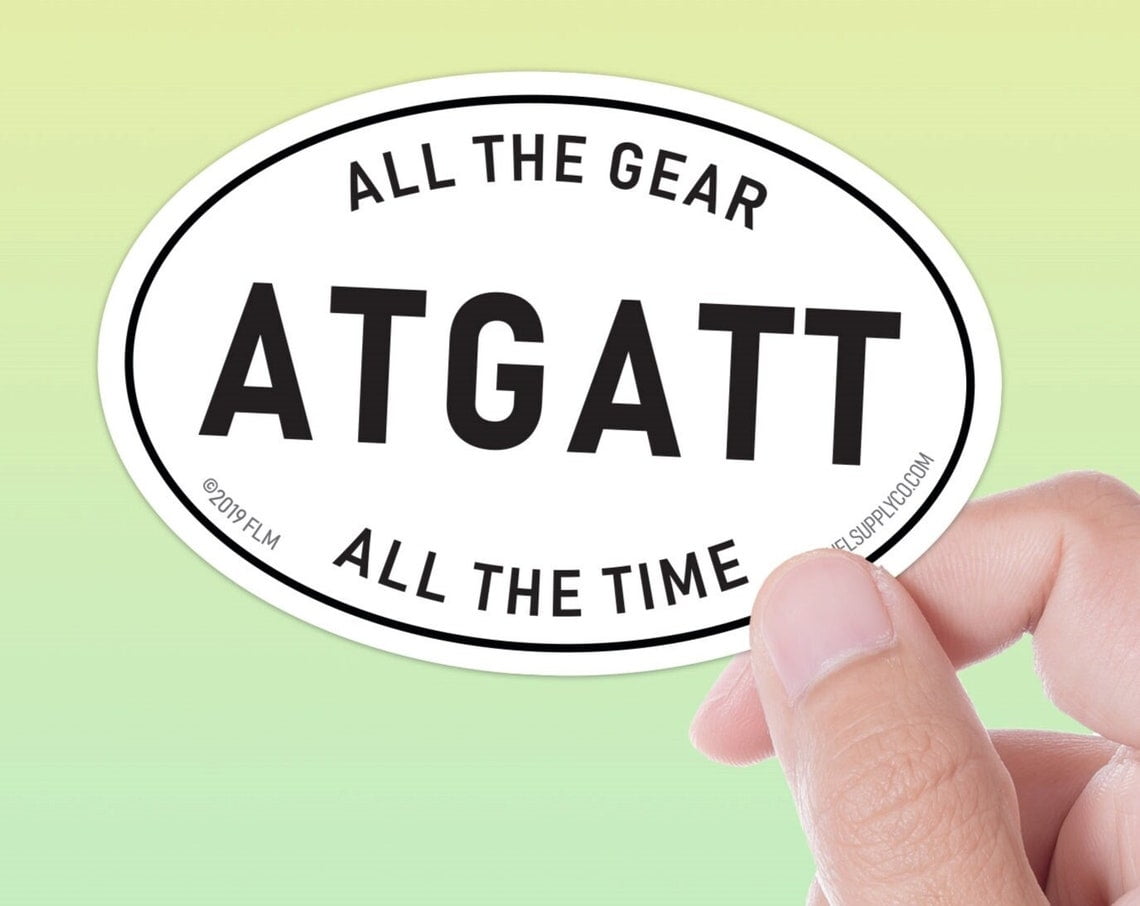 Stickly All The Gear All The Time Oval Er For Motorcycle Riders ...