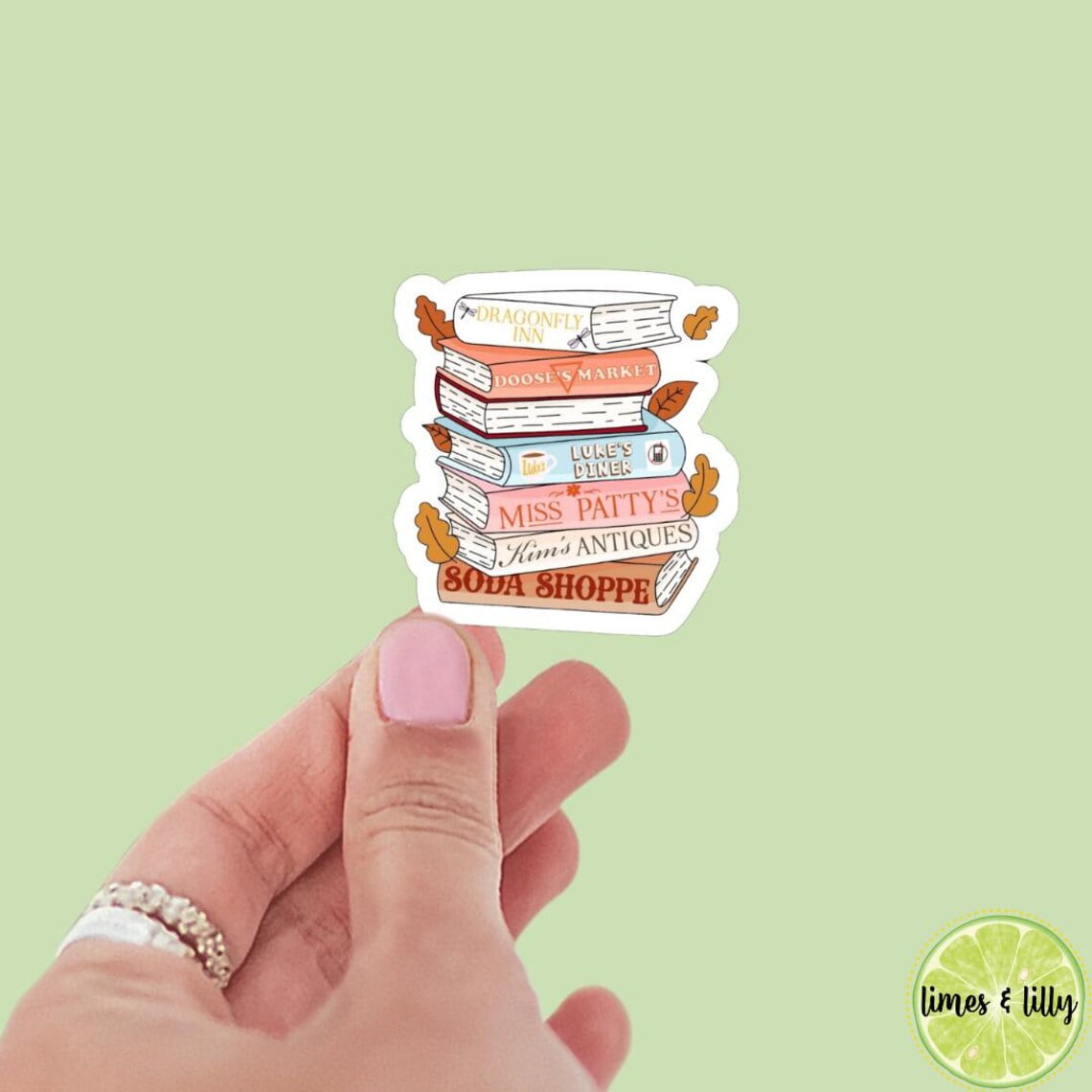 Stickly Gilmore Girls er | Stars Hollow Stores Book Stack er | TV Show Inspired | Kindle ers ...