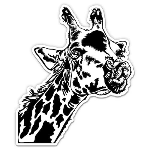 Stickly Giraffe Sticker Laptop Sticker Vinyl for Car, Phone, Water ...