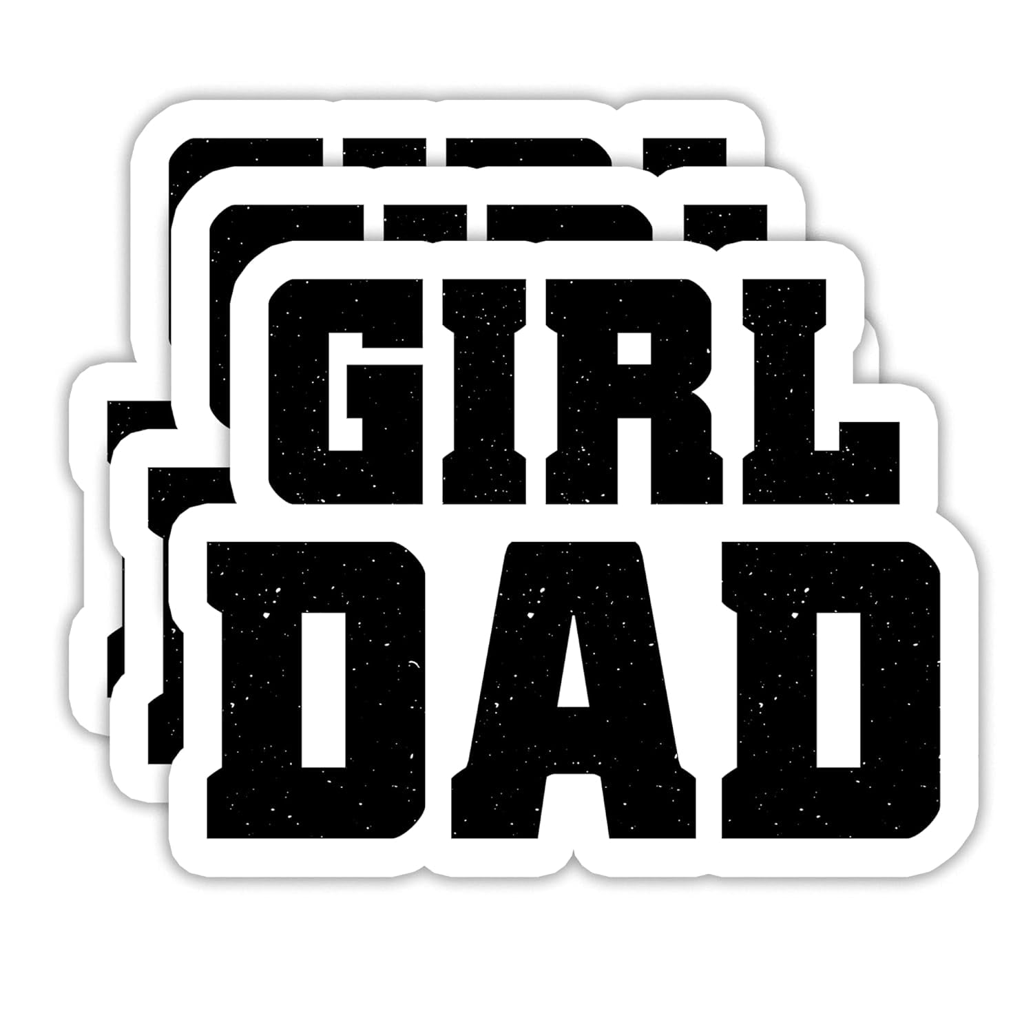 Stickly Girl Dad Sticker, Dad Father Papa Stickers Vinyl Decals for ...