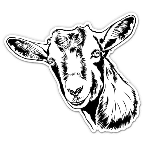Stickly Goat Sticker Laptop Sticker Vinyl for Car, Phone, Water Bottle ...