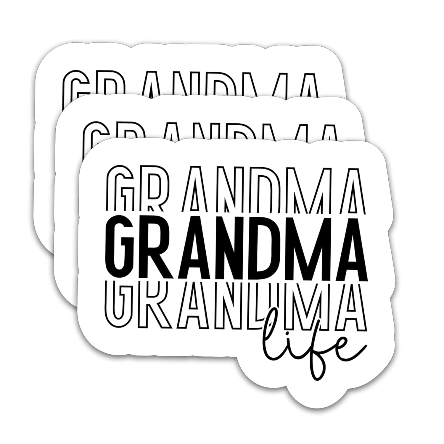 Stickly Grandma Life Sticker, Grandma Stickers, Grandma Decals, Gift ...