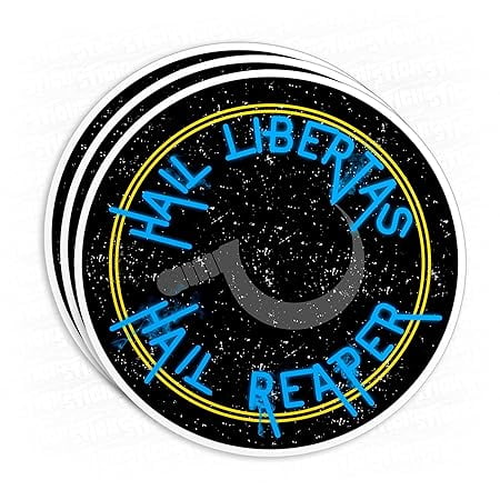 Stickly Hail Libertas Hail Reaper Sticker, Howler Stickers, Red Rising ...