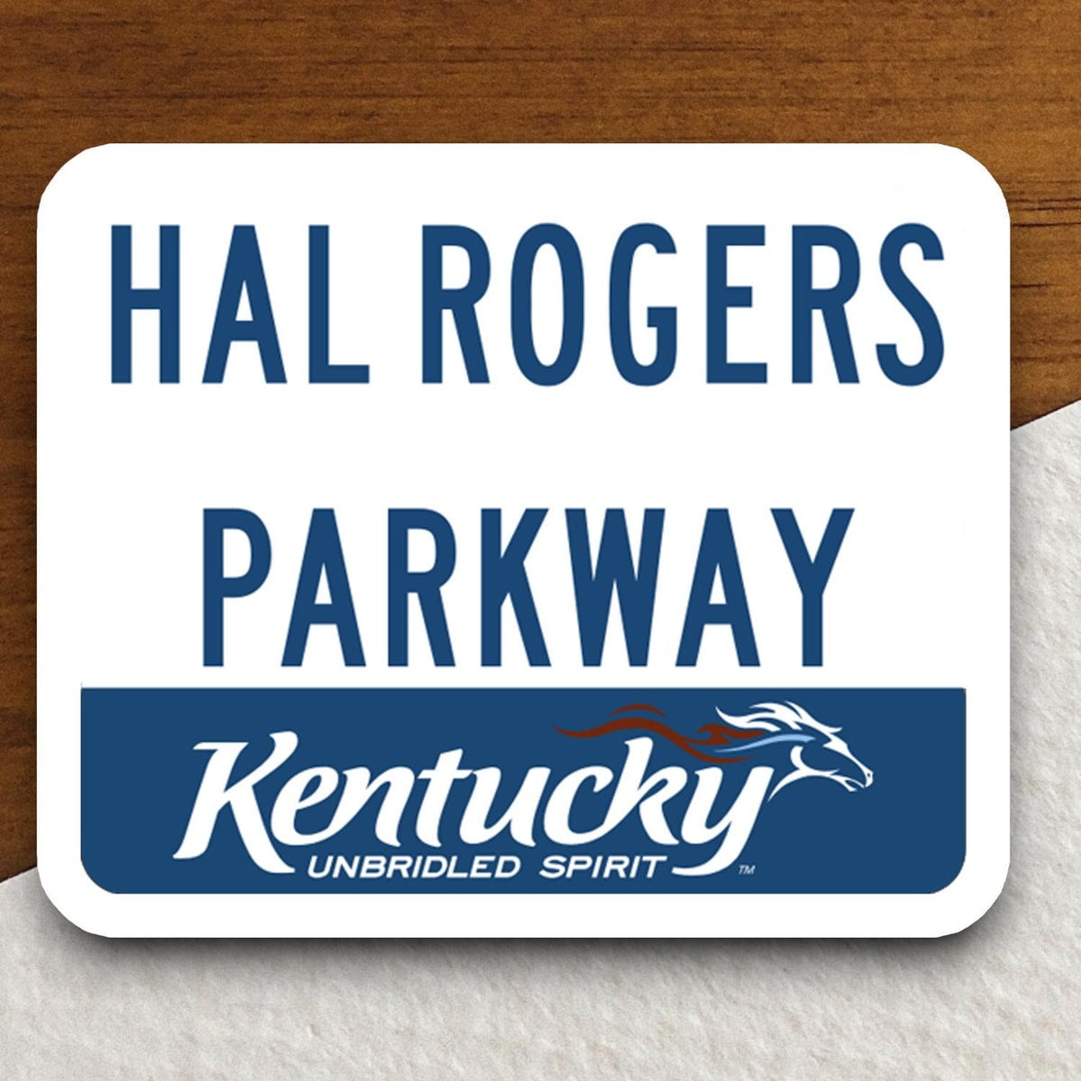 Stickly Hal Rogers Parkway Road Sign Stickers, Traffic Sticker, Road ...