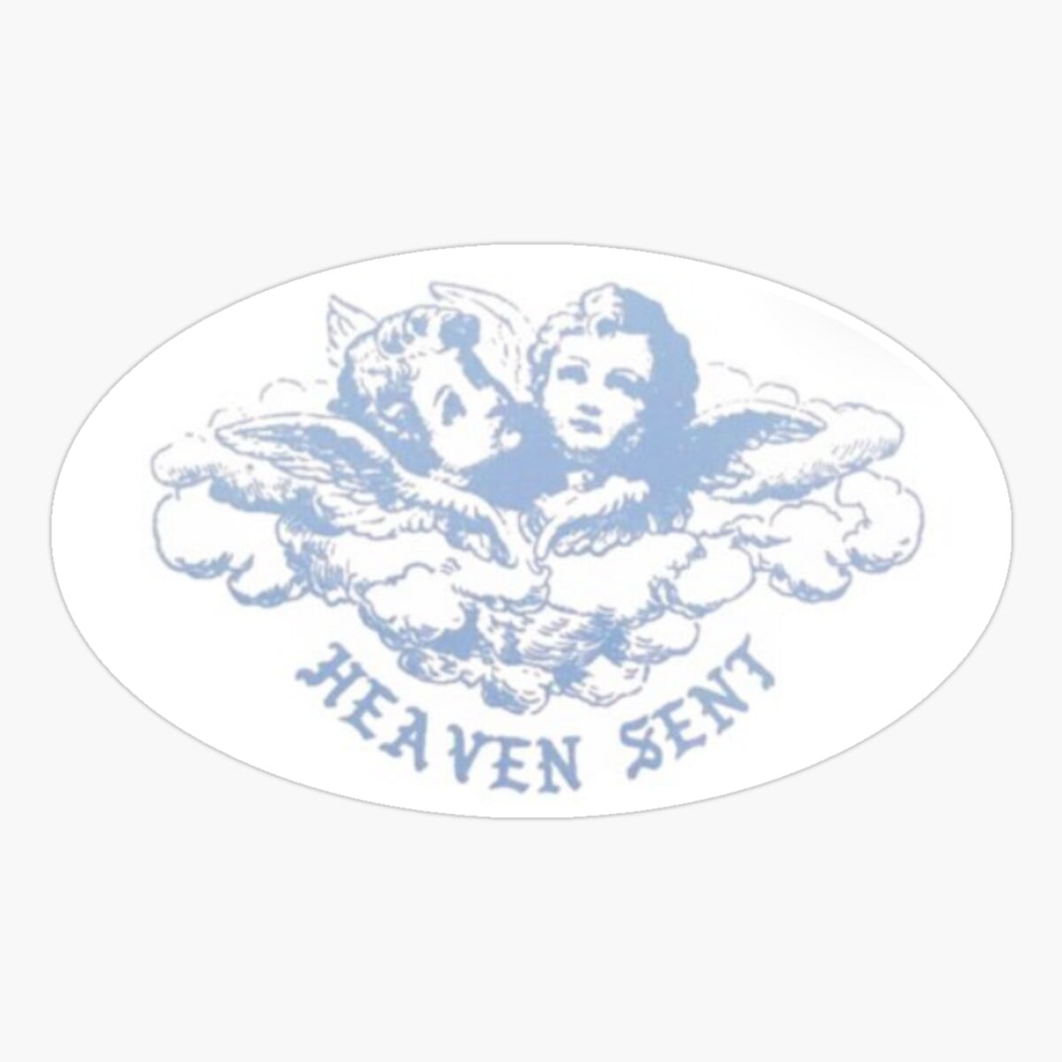 Stickly Heaven Sent Sticker, Phone Decal Water Bottle Stickers Car ...