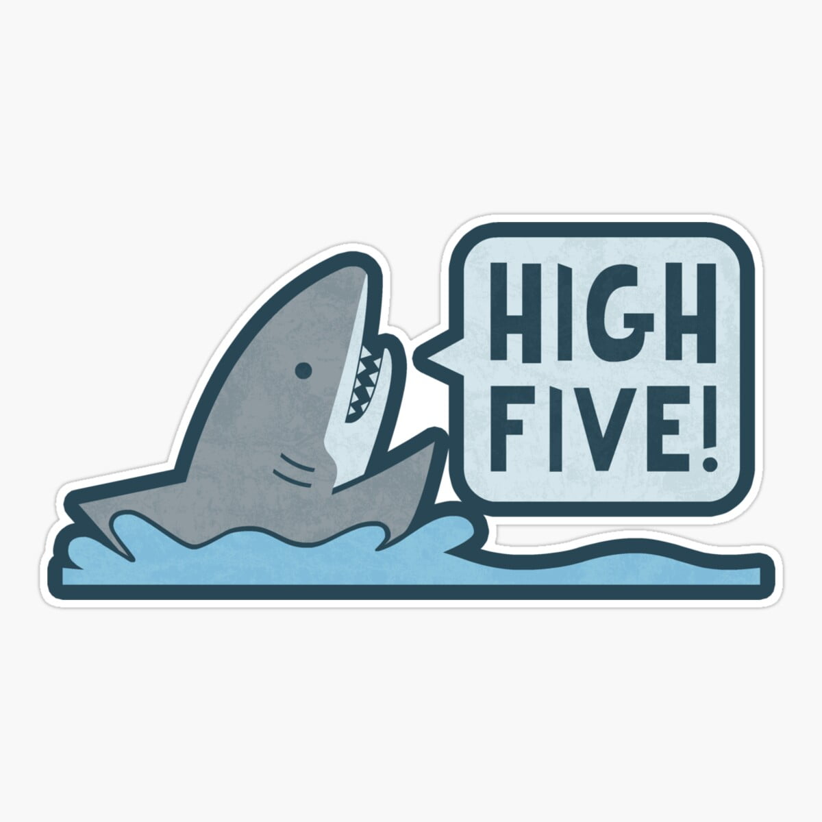 Stickly High Five Sticker, Phone Decal Water Bottle Stickers Car Decals ...