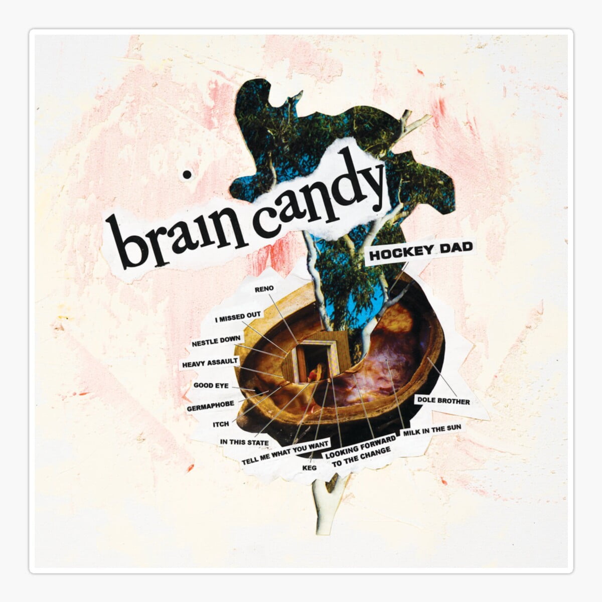 Stickly Hockey Dad - Brain Candy Album Cover Sticker, Phone Decal Water ...