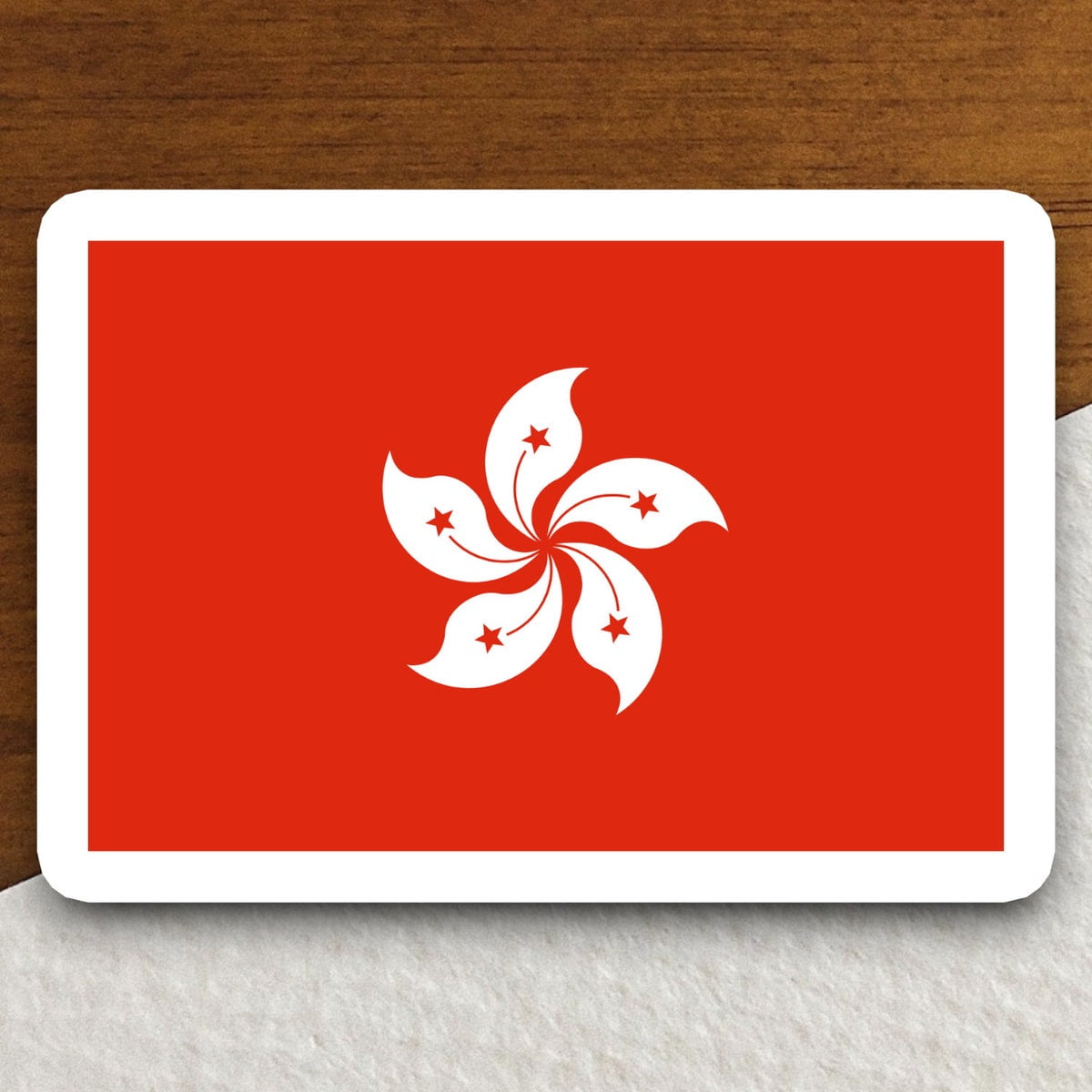 Stickly Hong Kong Country Flag Sticker, International Country Sticker ...