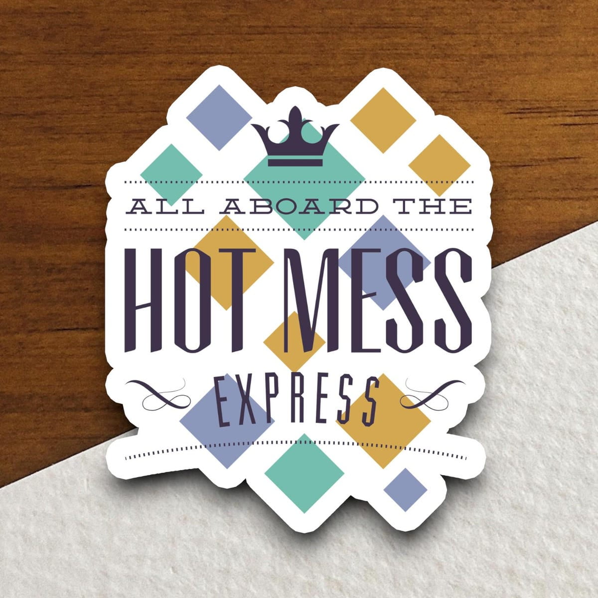 Stickly All About The Hot Mess Express Sticker, Funny Sticker, Humor ...