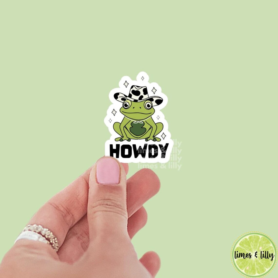 Stickly Howdy Cute Frog Hat Vinyl er | Kindle ers | Bookish ers ...