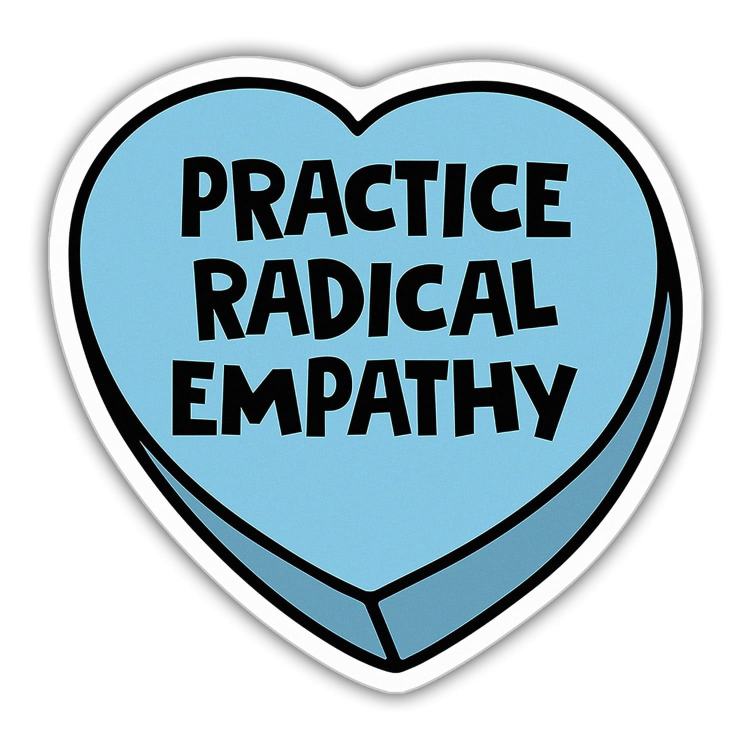 Stickly Human Rights Sticker Equality Decal Practice Radical Empathy ...