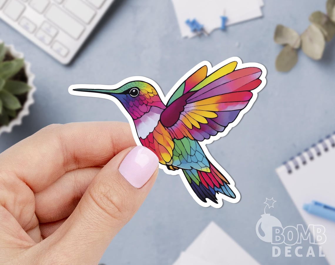 Stickly Hummingbird Er, Little Bird Er, Fly Er, Bird Decal, Animal Er ...
