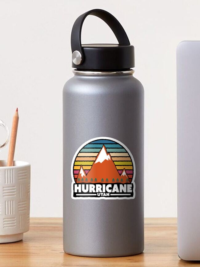 Stickly Hurricane Utah Mountain Sticker, Phone Decal Water Bottle ...
