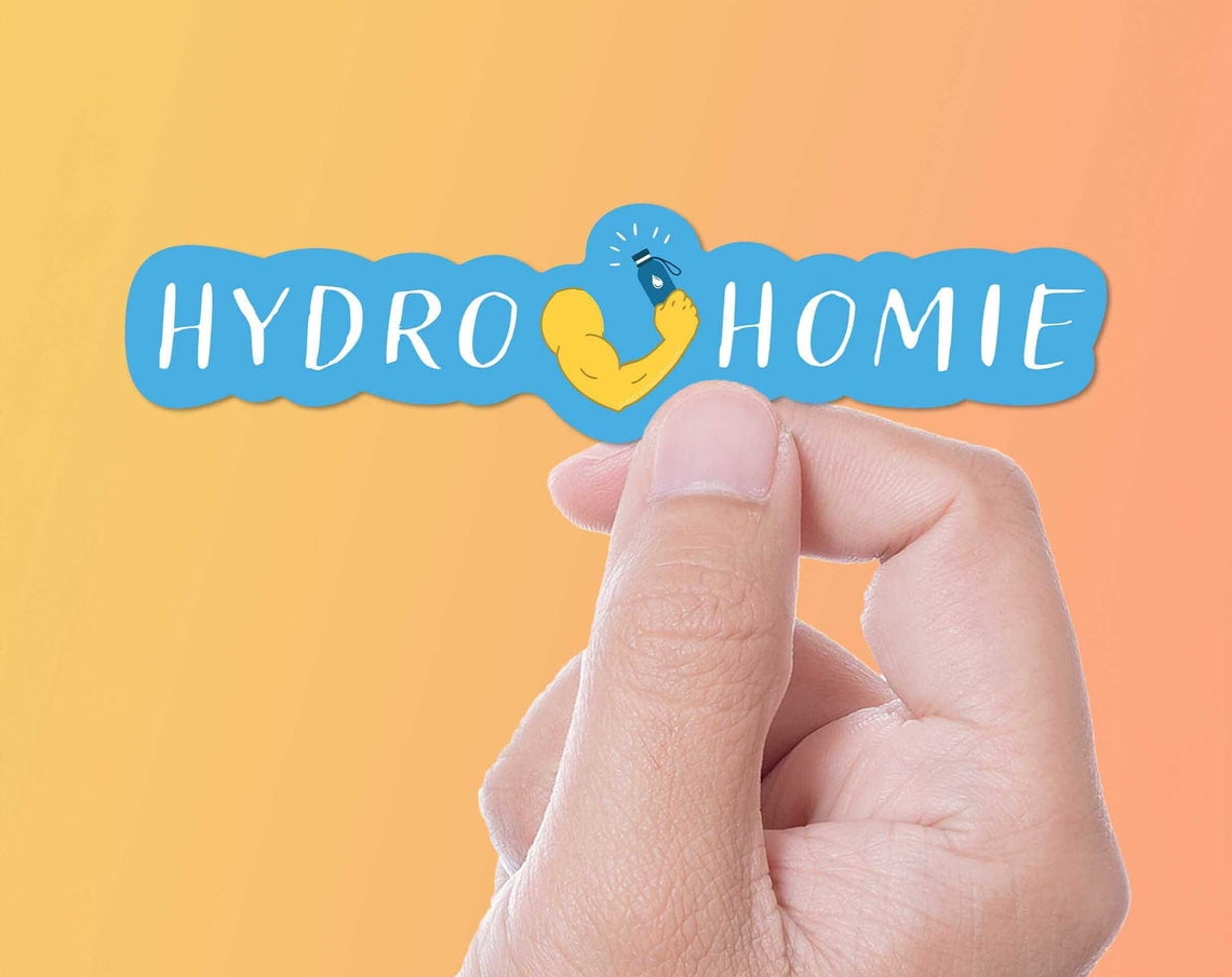 Stickly Hydro Homie Hydration Er For Water Bottles - Funny Drink Water ...