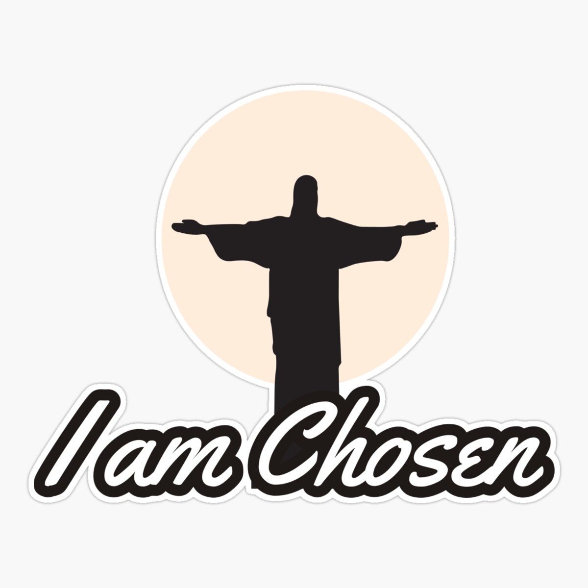 Stickly I Am Chosen Sticker, Phone Decal Water Bottle Stickers Car ...