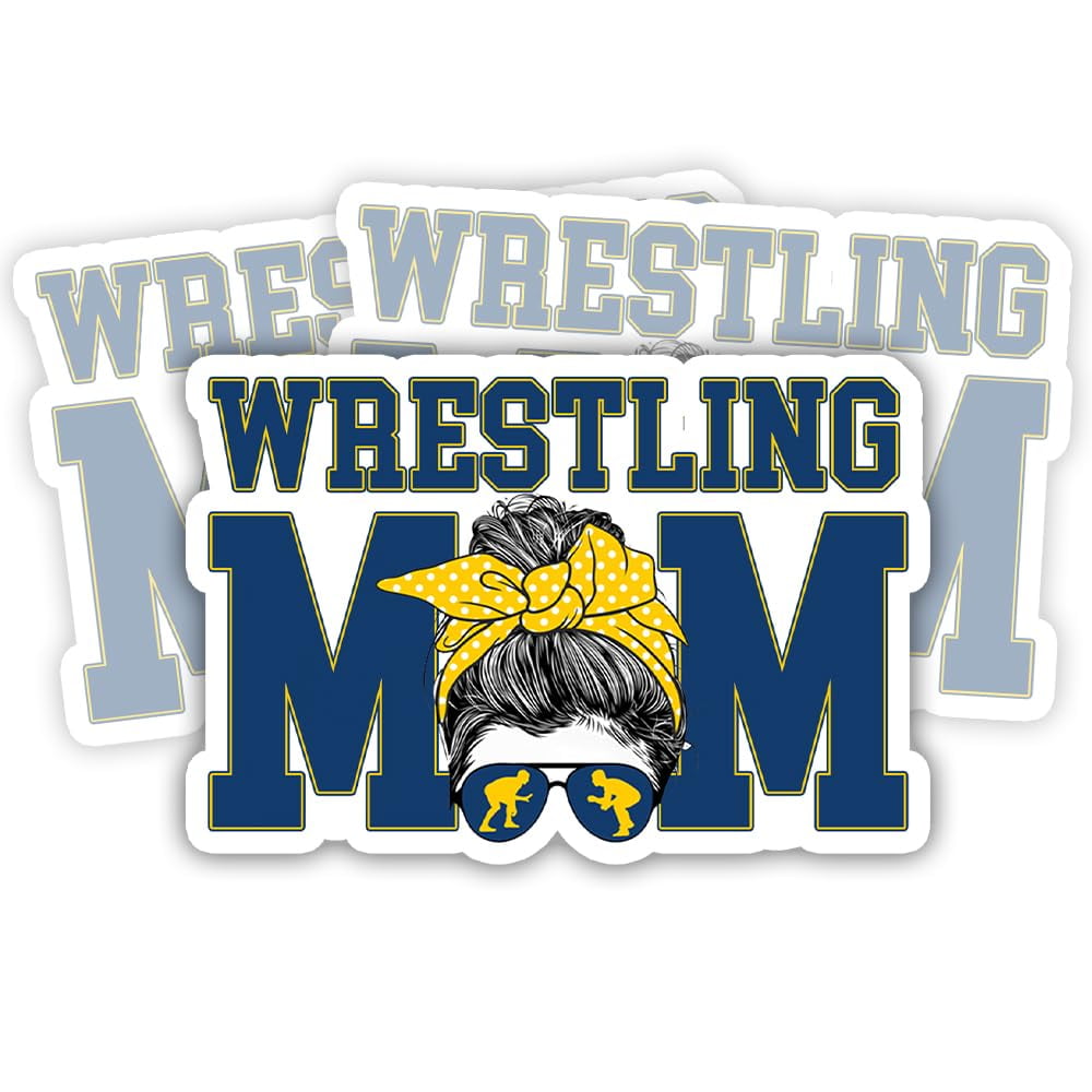 Stickly I Can't Keep Calm I'm a Wrestling Mom Stickers Funny Wrestler ...