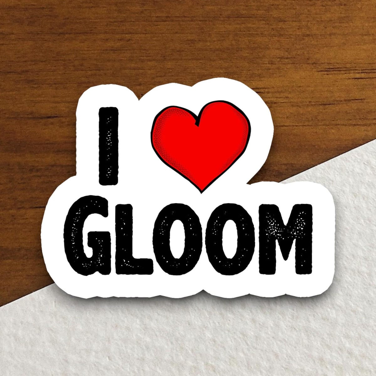 Stickly I Love Gloom Sticker, Pokémon Sticker, Heart Sticker, Love ...