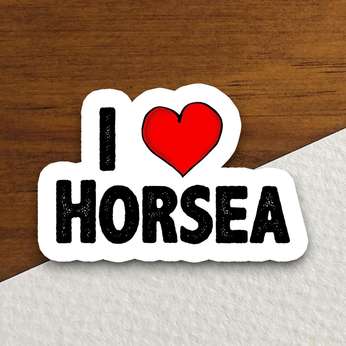 Stickly I Love Horsea Sticker, Pokémon Sticker, Heart Sticker, Love ...
