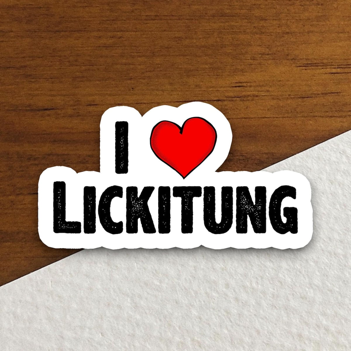 Stickly I Love Lickitung Sticker, Pokémon Sticker, Heart Sticker, Love ...