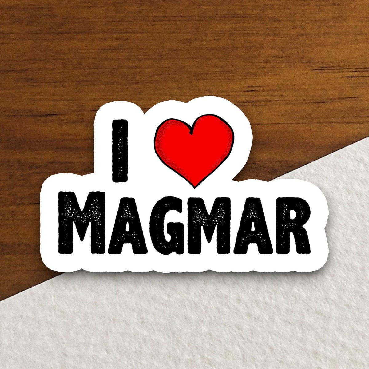 Stickly I Love Magmar Sticker, Pokémon Sticker, Heart Sticker, Love Sticker, Gift Sticker ...