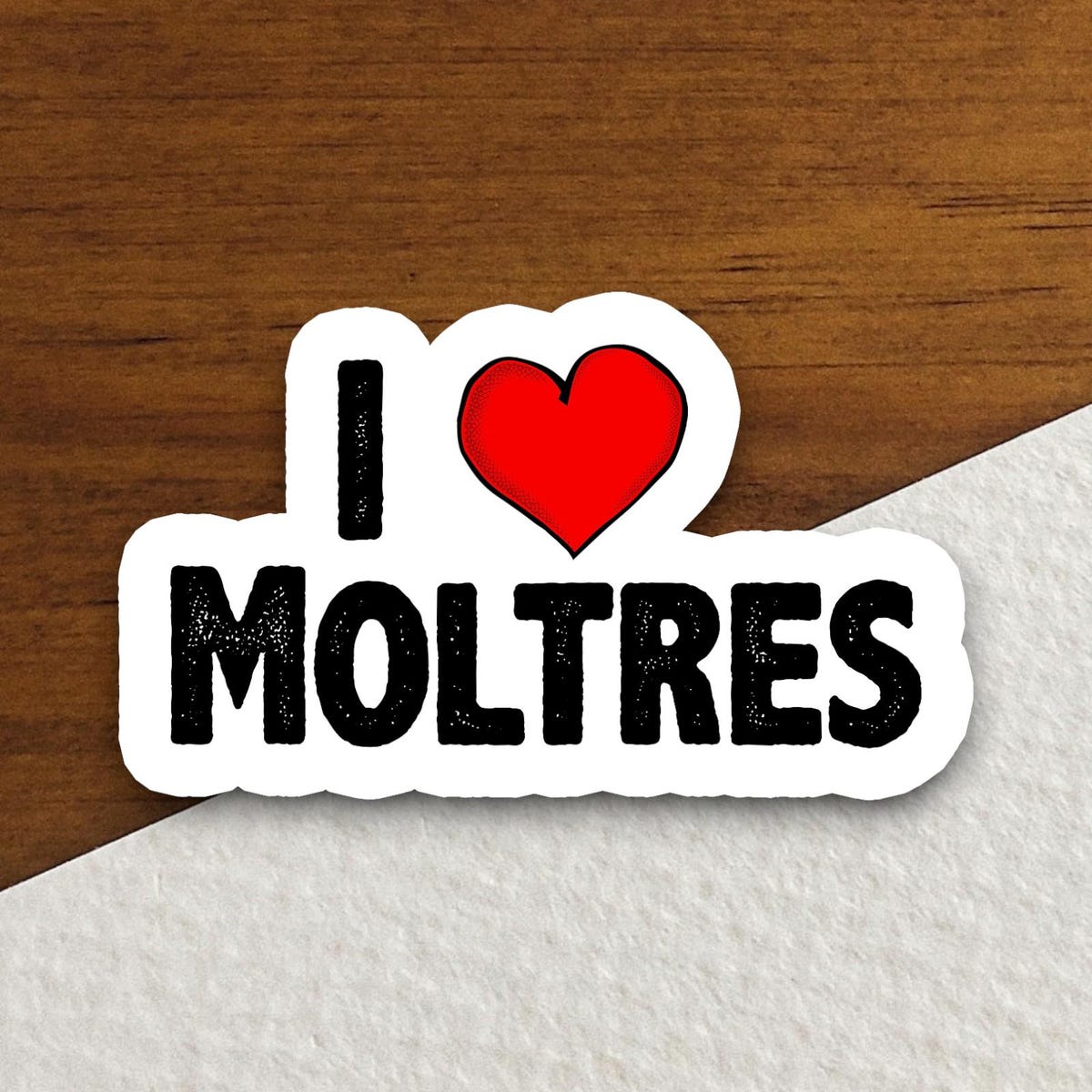 Stickly I Love Moltres Sticker, Pokémon Sticker, Heart Sticker, Love ...