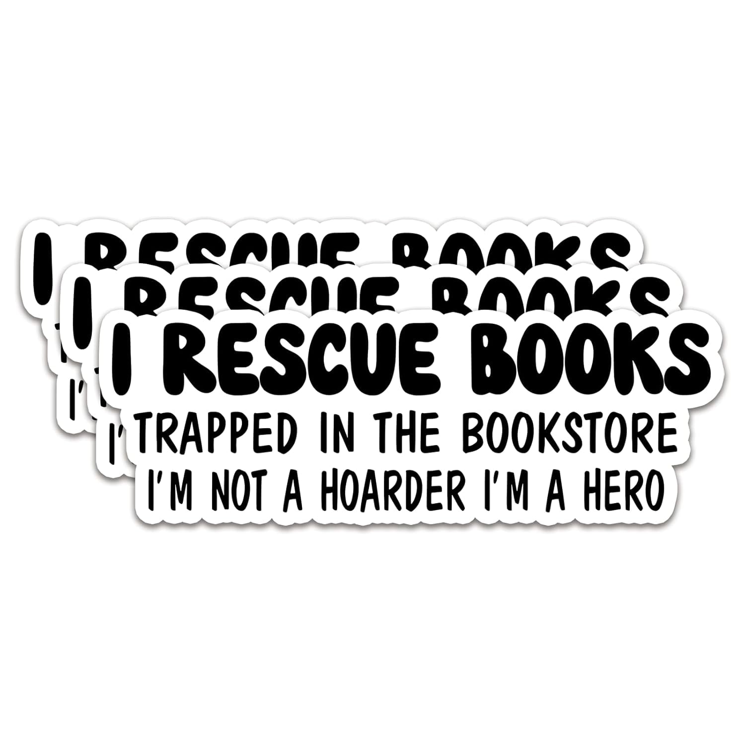 Stickly I Rescue Books Trapped in The Bookstore Sticker Read Book ...