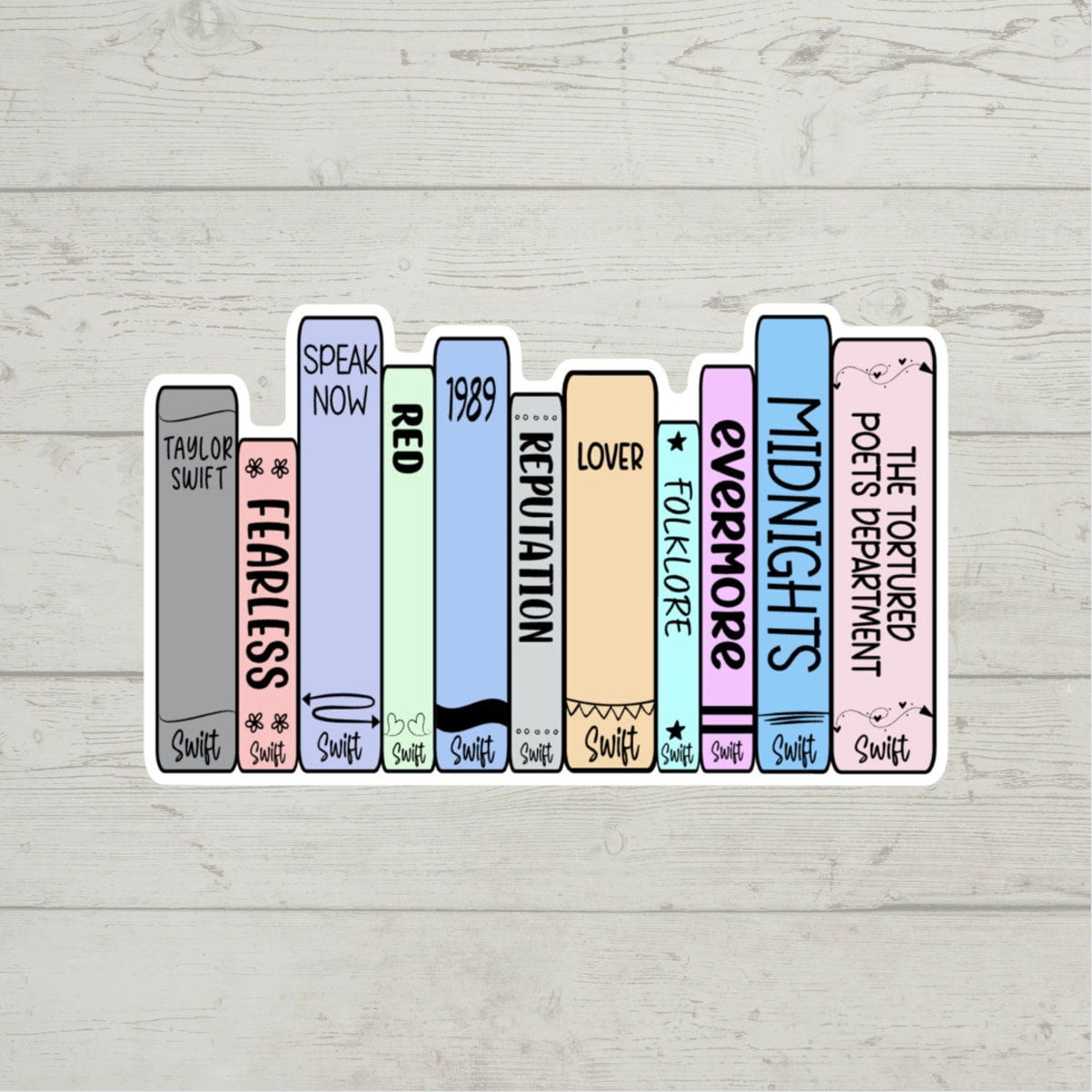 Stickly Ie Albums Sticker Waterproof Glossy Vinyl Sticker Cute Gift ...