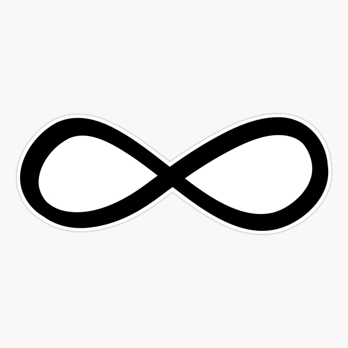 Stickly Infinity Sticker, Phone Decal Water Bottle Stickers Car Decals ...