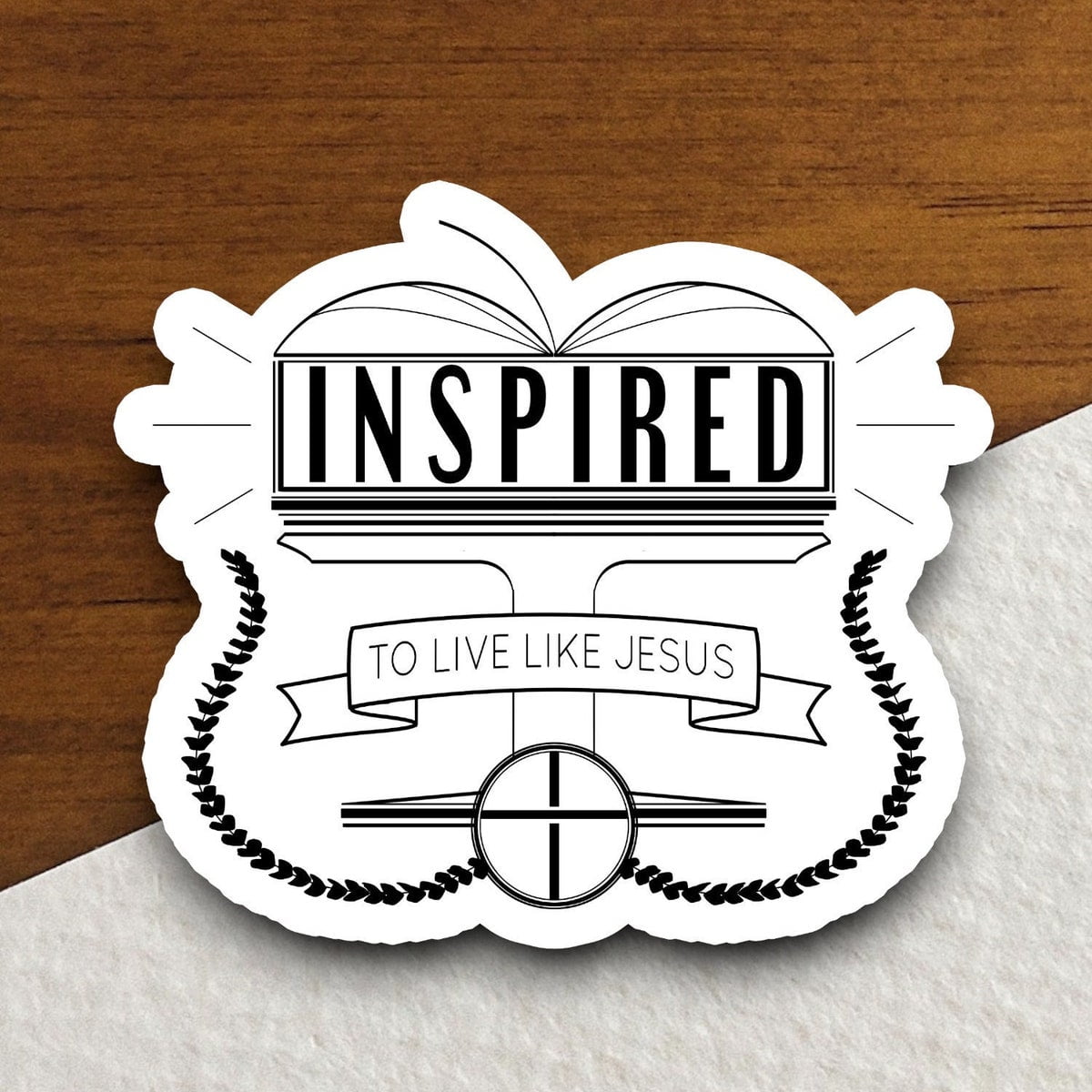 Stickly Inspired To Live Like Sticker, Religious Sticker, Faith Sticker ...
