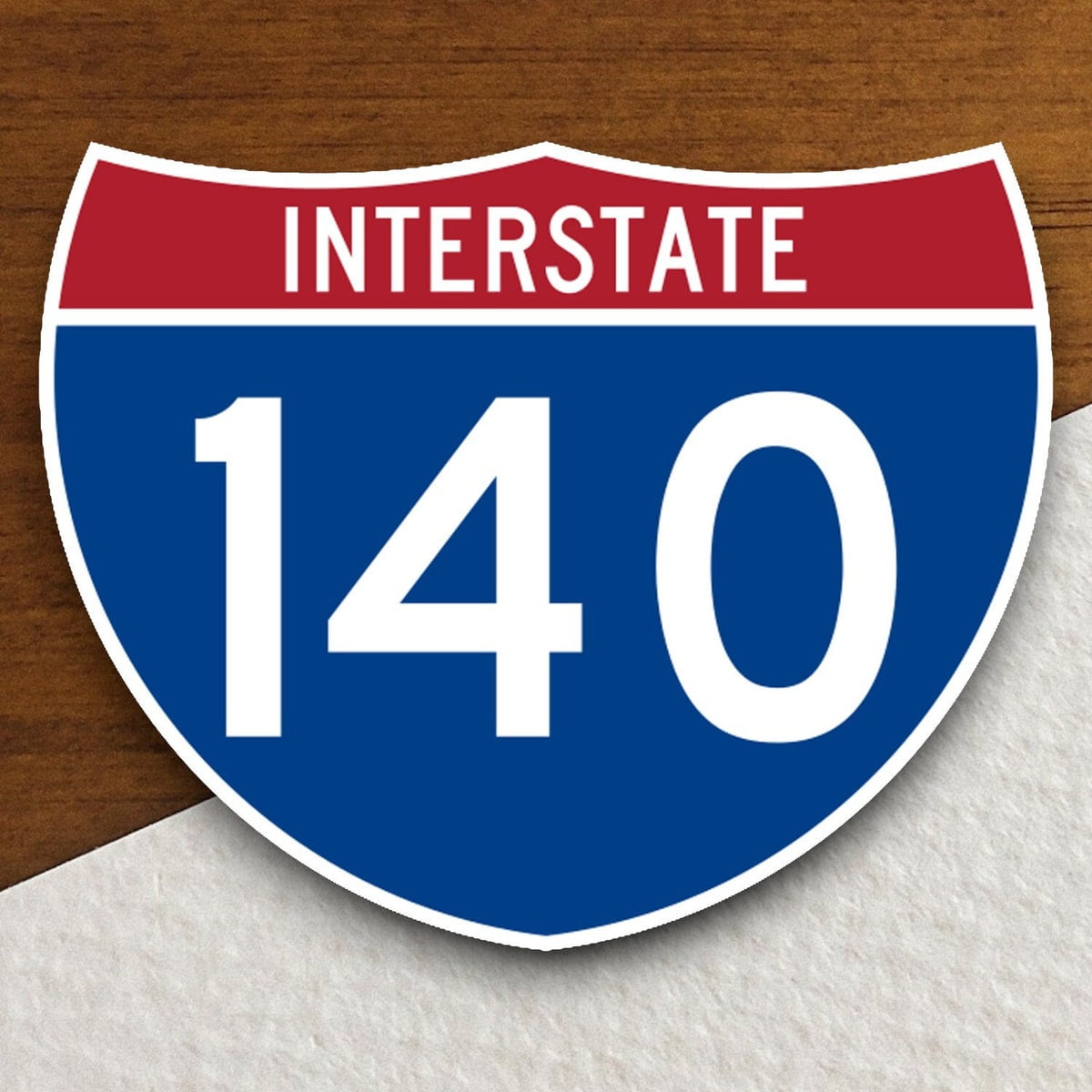 Stickly Interstate Route 140 Sticker, Interstate Highway Sign ...