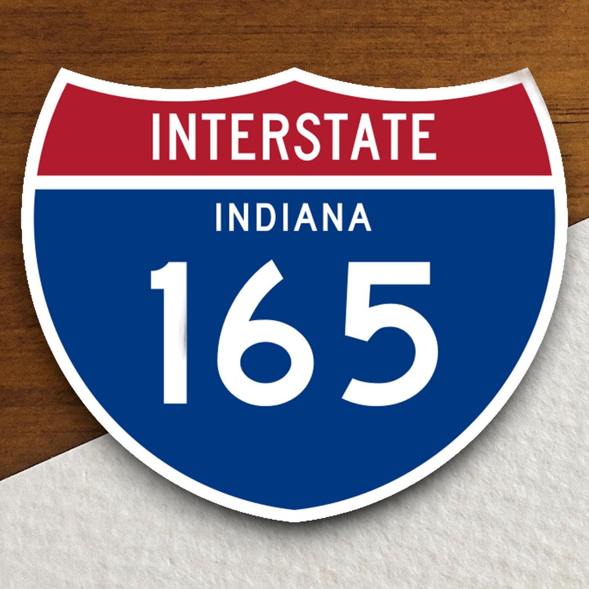 Stickly Interstate Route 165 Indiana Sticker, Interstate Highway Sign ...