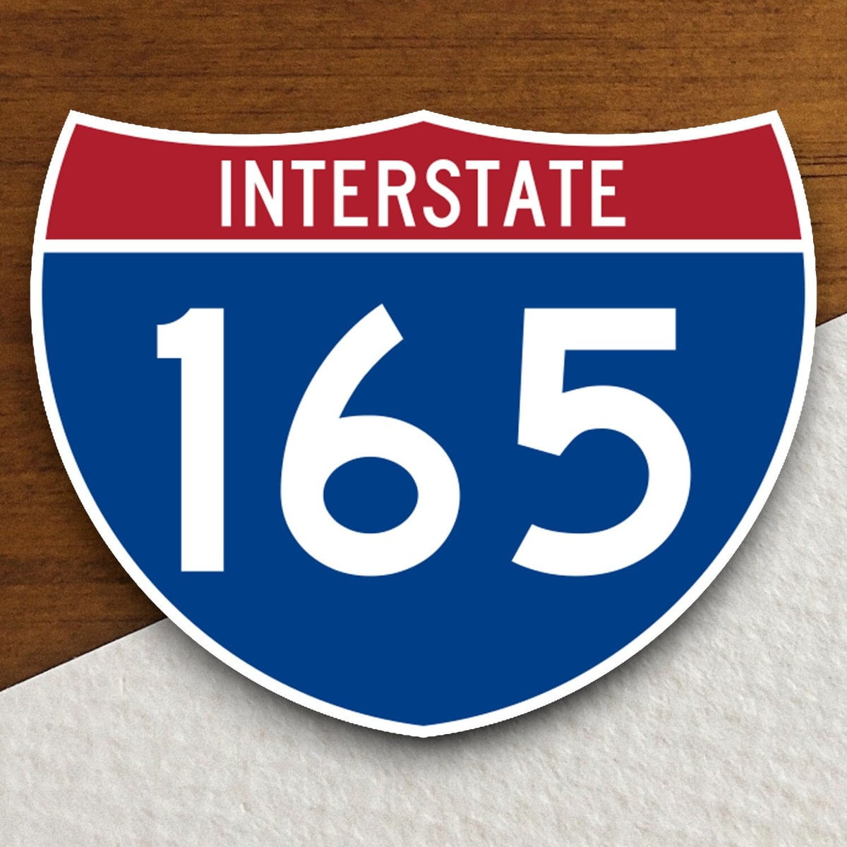 Stickly Interstate Route 165 Sticker, Interstate Highway Sign ...