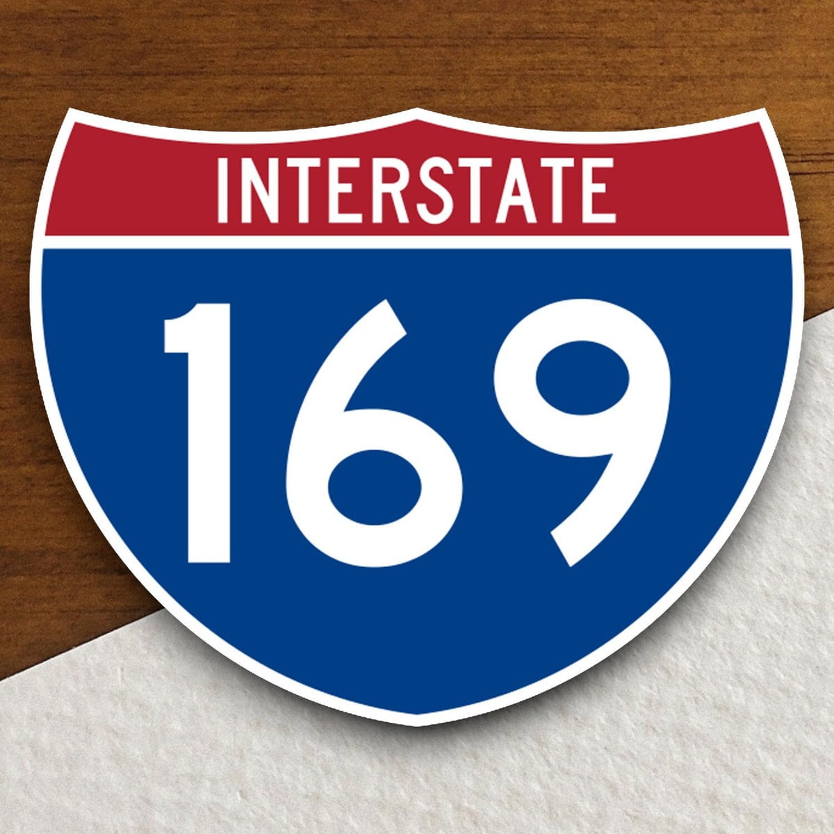 Stickly Interstate Route 169 Sticker, Interstate Highway Sign ...