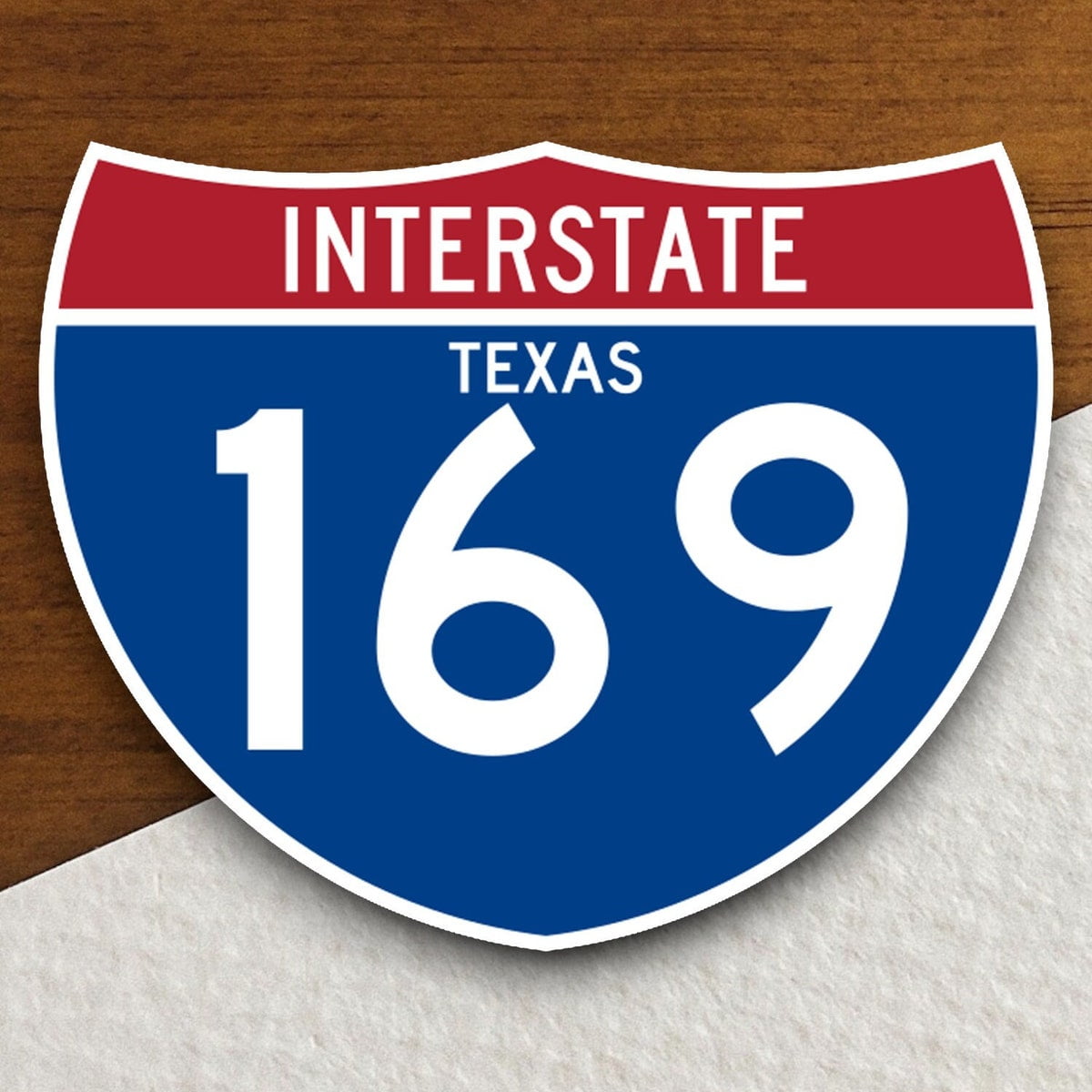 Stickly Interstate Route 169 Texas Sticker, Interstate Highway Sign ...