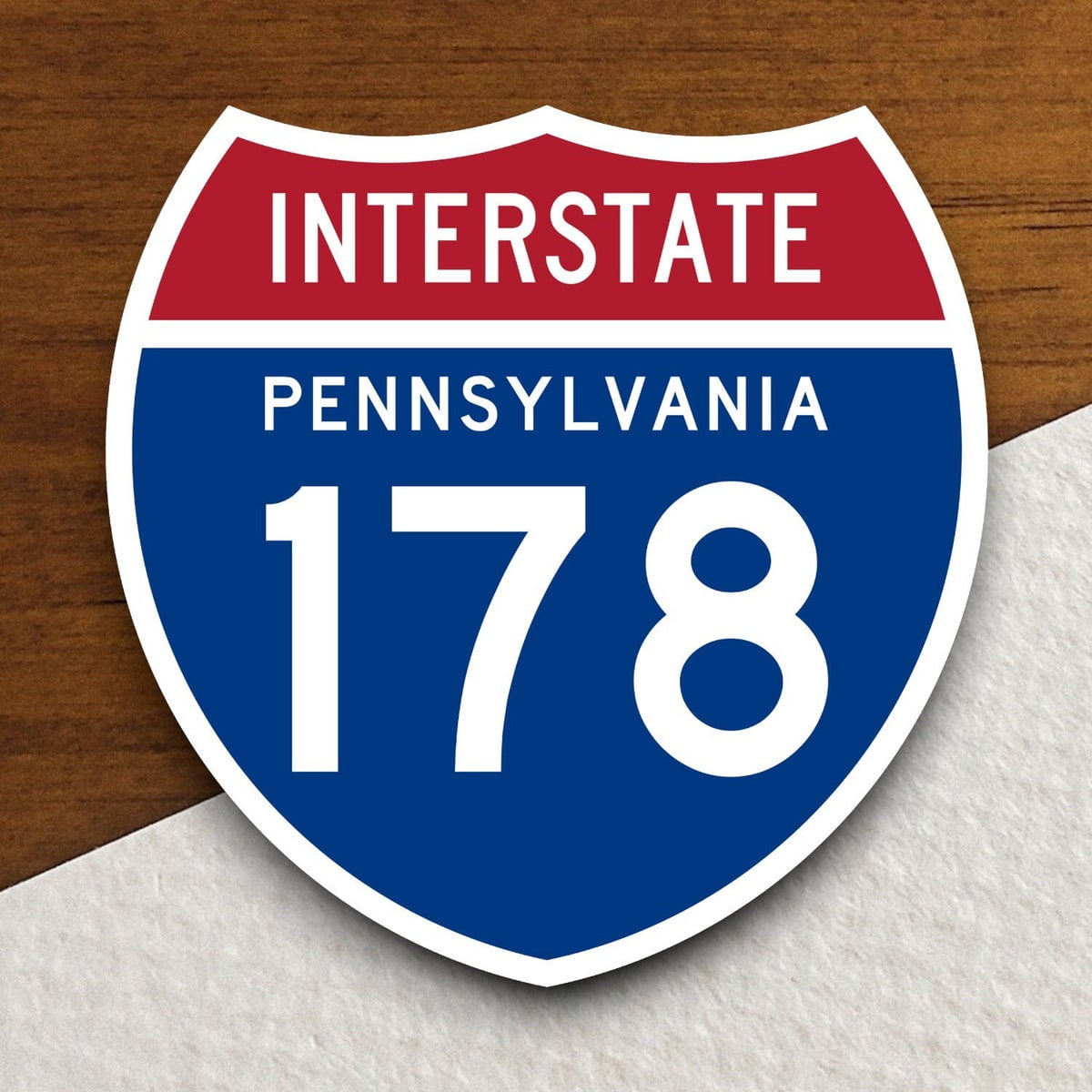 Stickly Interstate Route 178 Pennsylvania Sticker, Interstate Highway ...