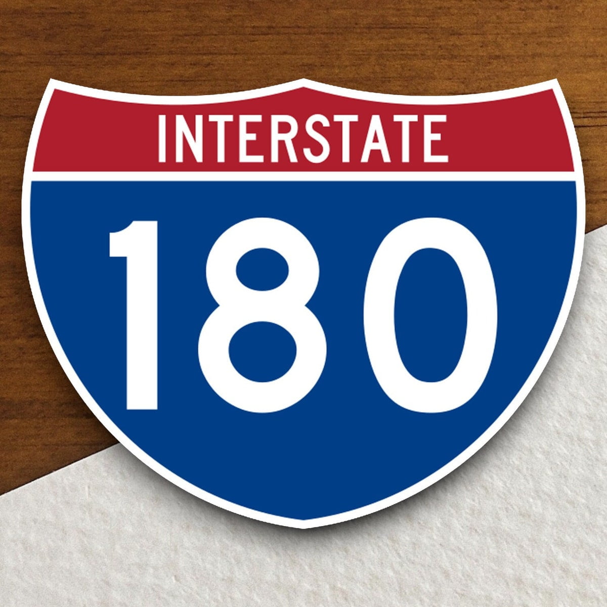 Stickly Interstate Route 180 Sticker, Interstate Highway Sign ...